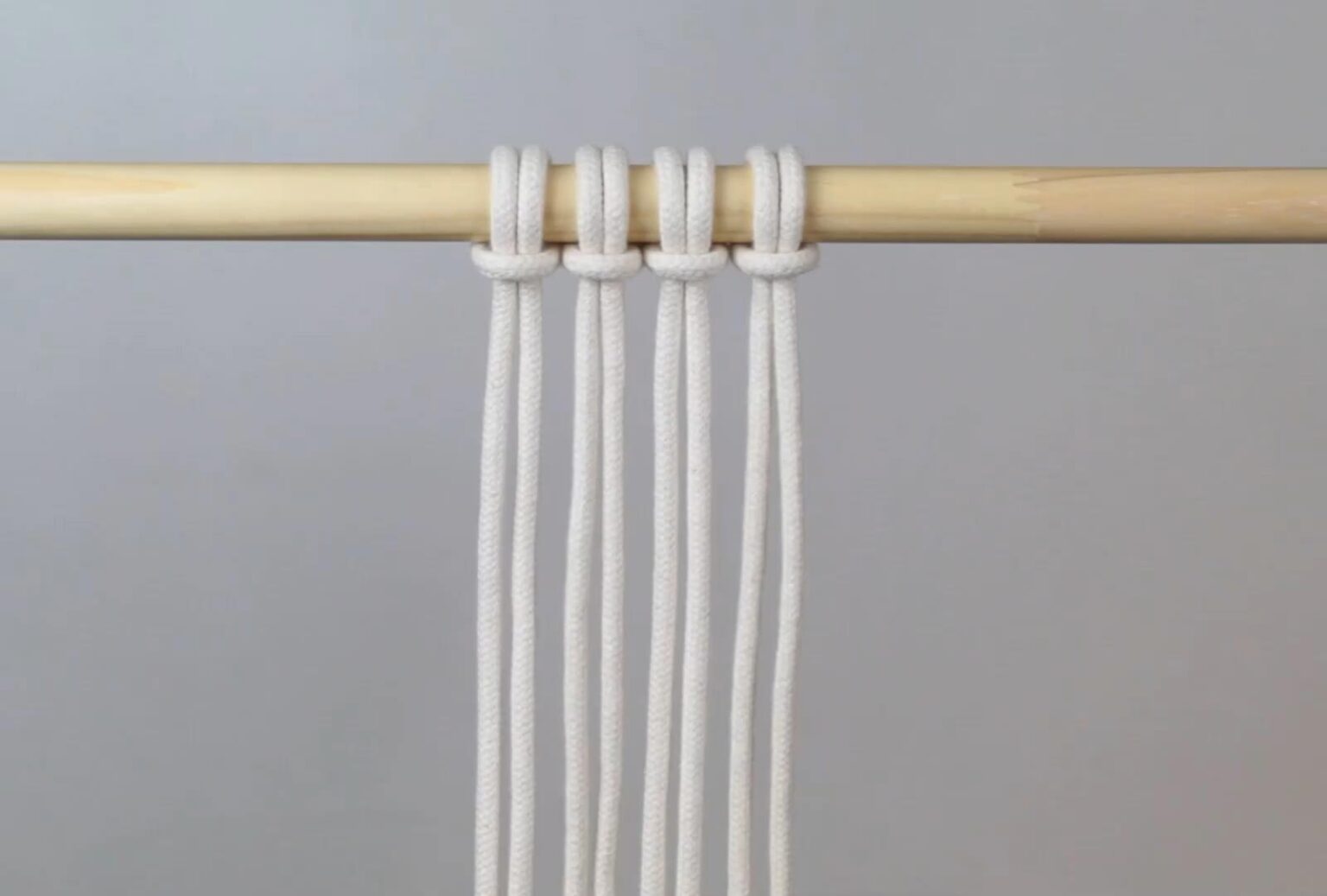 Tutorial de Nudo Festón de macramé +Video