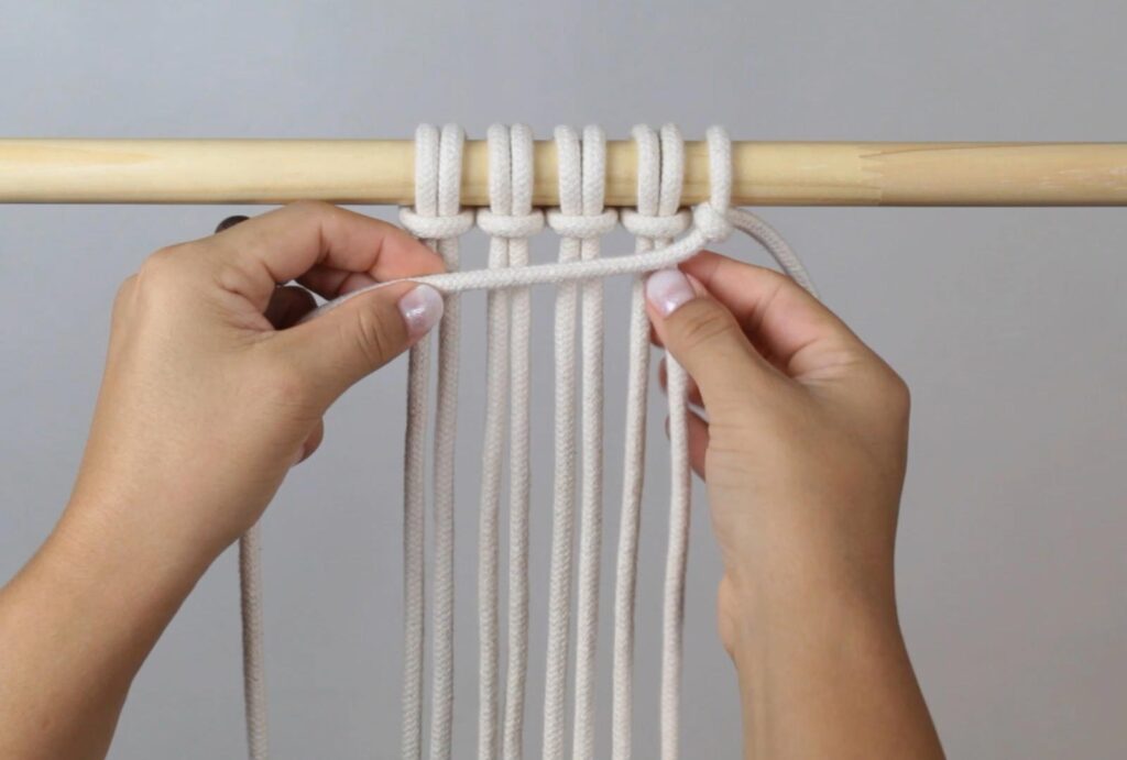 Tutorial de Nudo Festón de macramé +Video